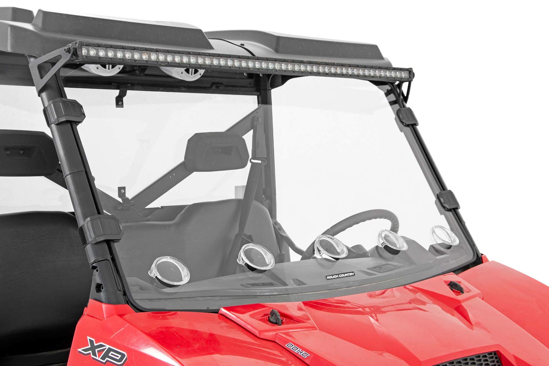 Rough Country Full Vented Windshield for Polaris Ranger - 98232010