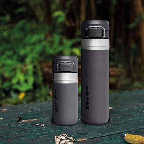STANLEY Quick Flip Stainless Steel Water Bottle .71L / 24OZ Polar β Leakproof Insulated Water Bottle - Push Button Locking Lid - BPA-Free Thermos Flask - Cup Holder Compatible - Dishwasher Safe