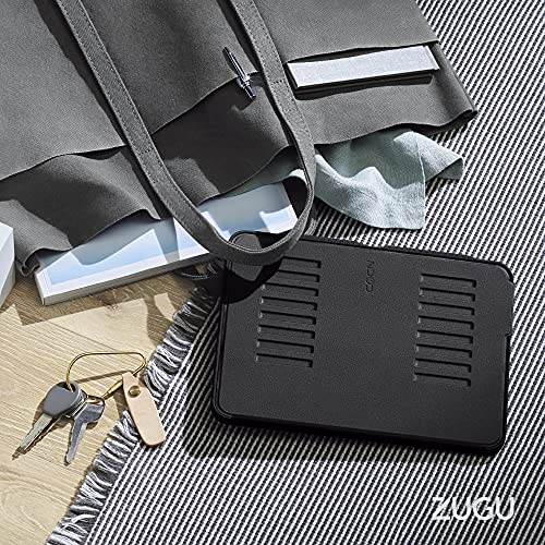 ZUGU Case for 2021/2022 iPad Pro 12.9 inch 5th / 6th Gen - Slim Protective Case - Apple Pencil Charging - Magnetic Stand & Sleep/Wake Cover (Fits Model #’s A2378, A2379, A2461, A2462) - Stealth Black
