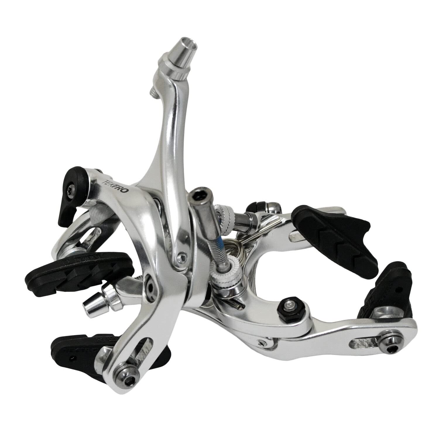 TEKTRO R326 Road Bike Dual Pivot Caliper Brake Set (Front + Rear), Silver, MH2651