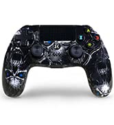 Wireless Gaming Controller for Windows PC/Android/iPhone/Switch , Phone Game Controller with Dual-Vibration, USB Bluetooth Gamepad with Custom Programmable Button
