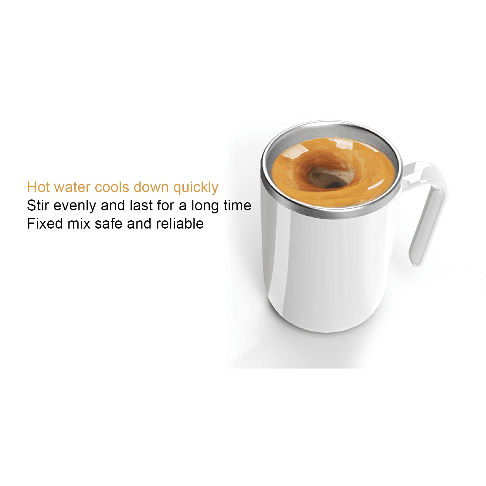 Smart Hot Beverage Blender Cup, Self Stirring Beverage Cup, Automatic Mixing Coffee Blender Cup, Automatic Self Stirring Coffee Cup