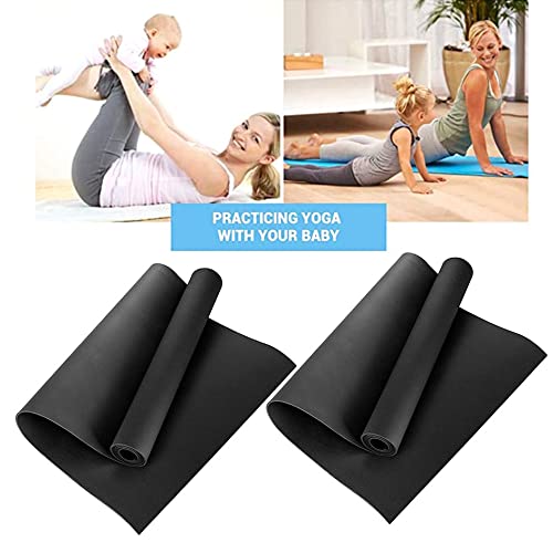 Superjiuex Durable Yoga Mat 4mm Single-sided Embossing Fitness Yoga Mat Environmental Protection Floor Mat Dance Mat