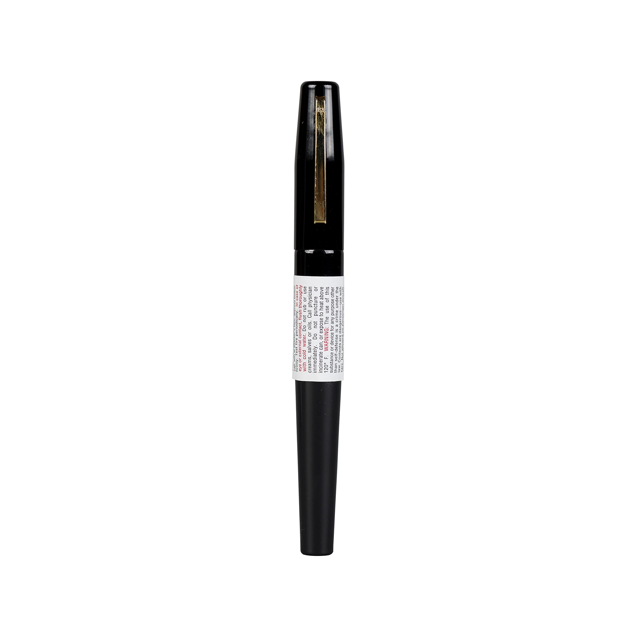 SABRE Pepper Spray Pen, 15 Bursts, 8-Foot (2-Meters) Range, UV Marking Dye, Cone Spray Pattern, Clips to Pockets For Instant Access