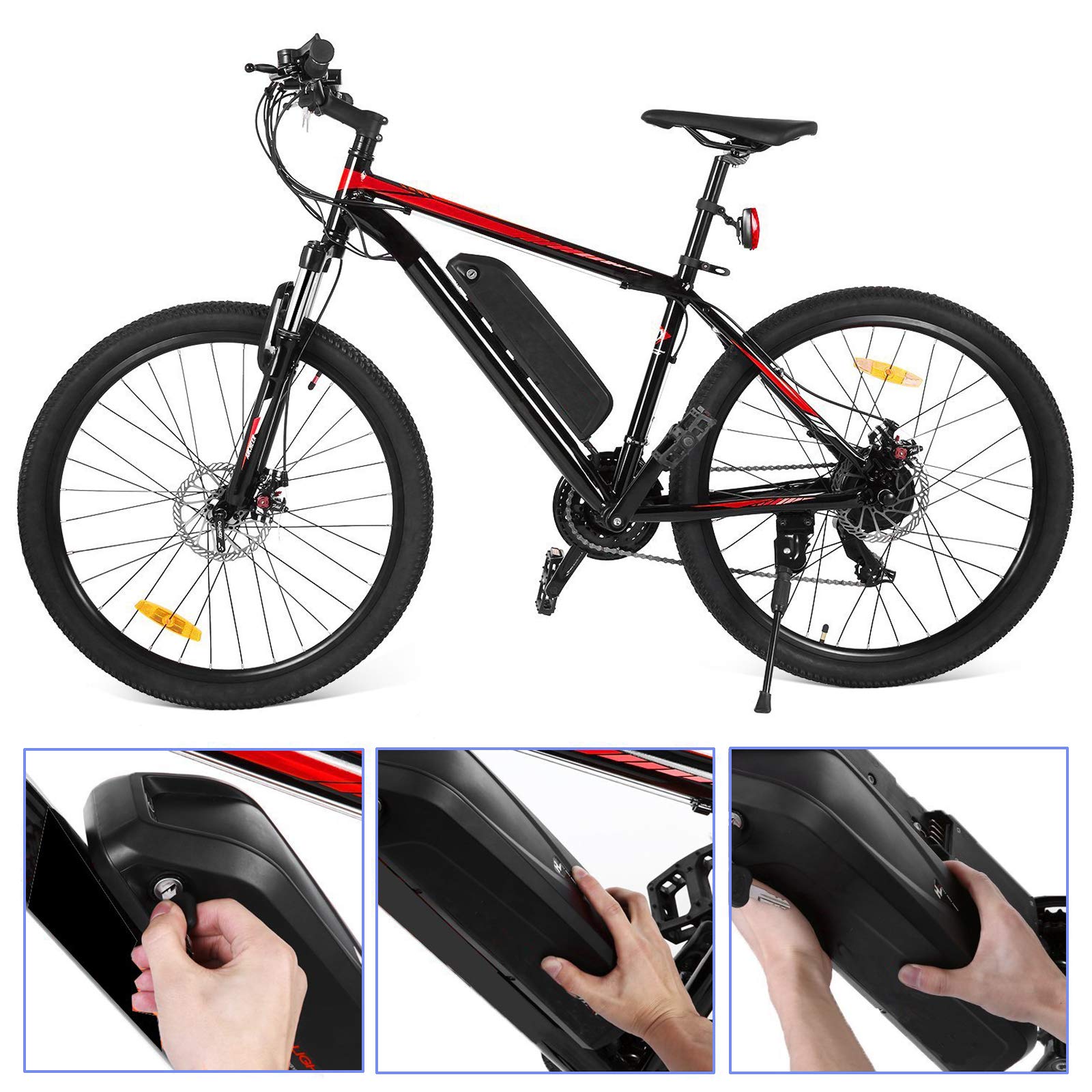 MXS Ebike Battery case-36v 48v 52v Hailong Frame E-Bike Battery Case Down Tube Battery Box 56pcs Cells Empty Bike Battery Case. (48V)