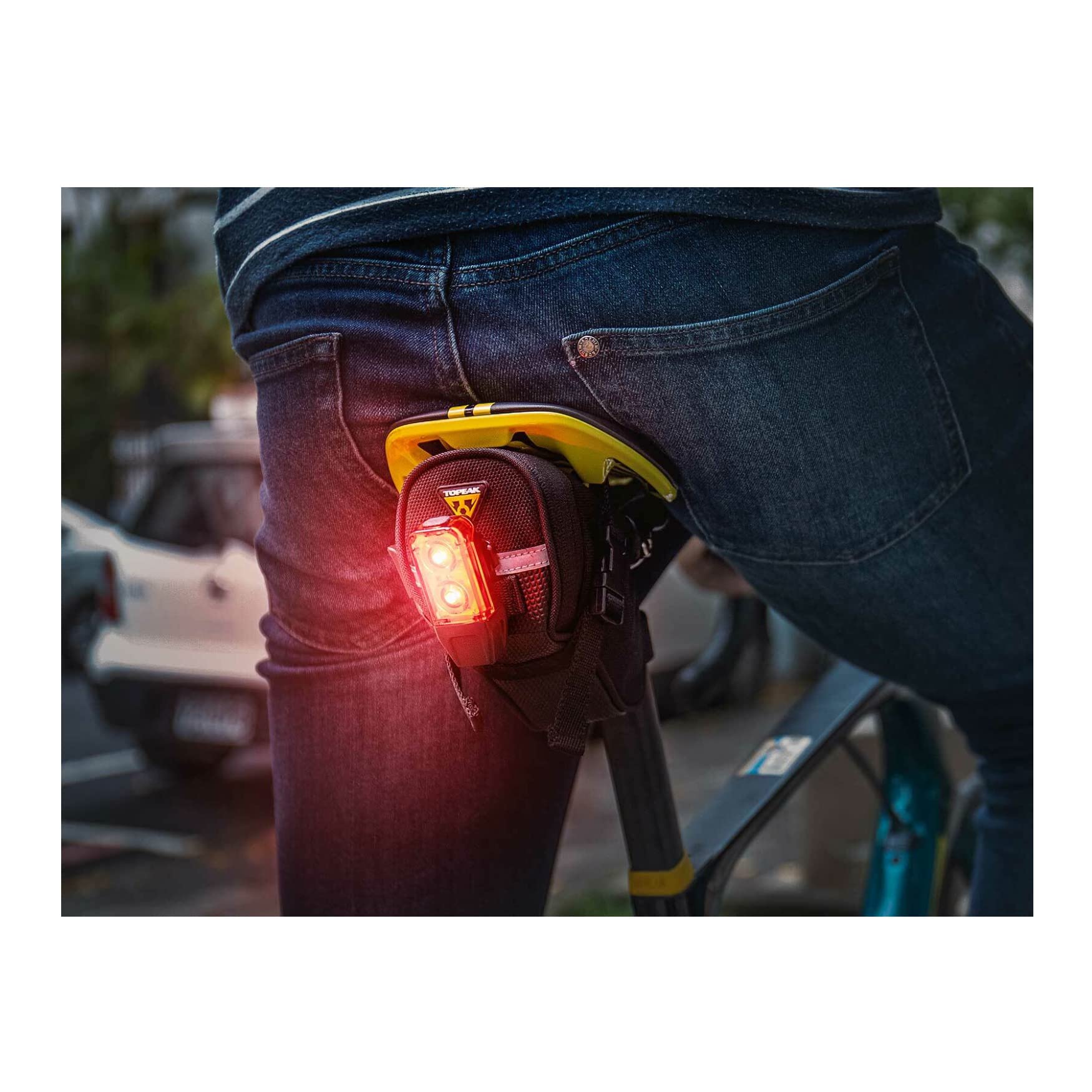 Topeak PowerLux USB Combination Light Set Bundle with Bulldog STD Bike U-Lock (2 Items)