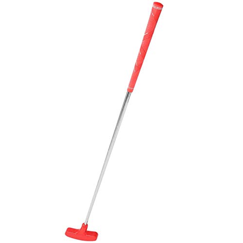Rubber Head Two-Way Mini Golf Putter, Golf Putter Clubs, Duable for Schools Party Games and Birthdays Kids(red)