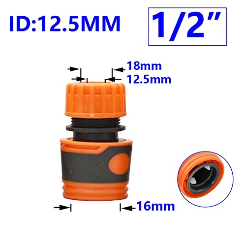 nezih 1 Inch Garden Hose Quick Connector Stopwater Connector Garden Tap Water Coupler Watering Pipe Fitting 1Pcs (Color : F)