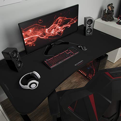 RESPAWN RSP-1063 Table Mouse Pad, Gaming Computer Desk, 63 in, Black