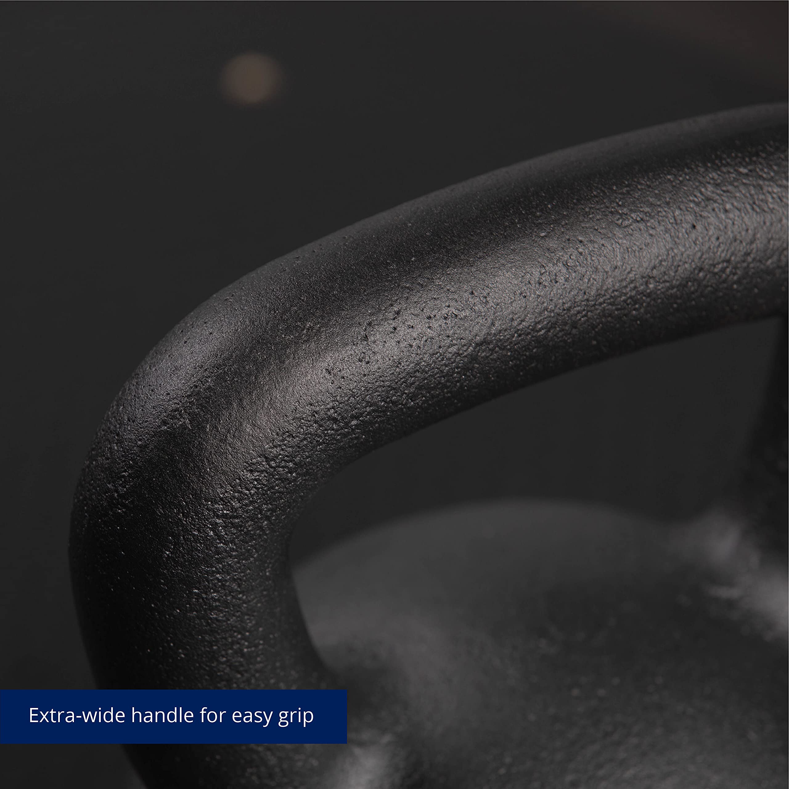 Titan Fitness 50 LB Cast Iron Kettlebell, Single Piece Casting, LB Markings, Full Body Workout