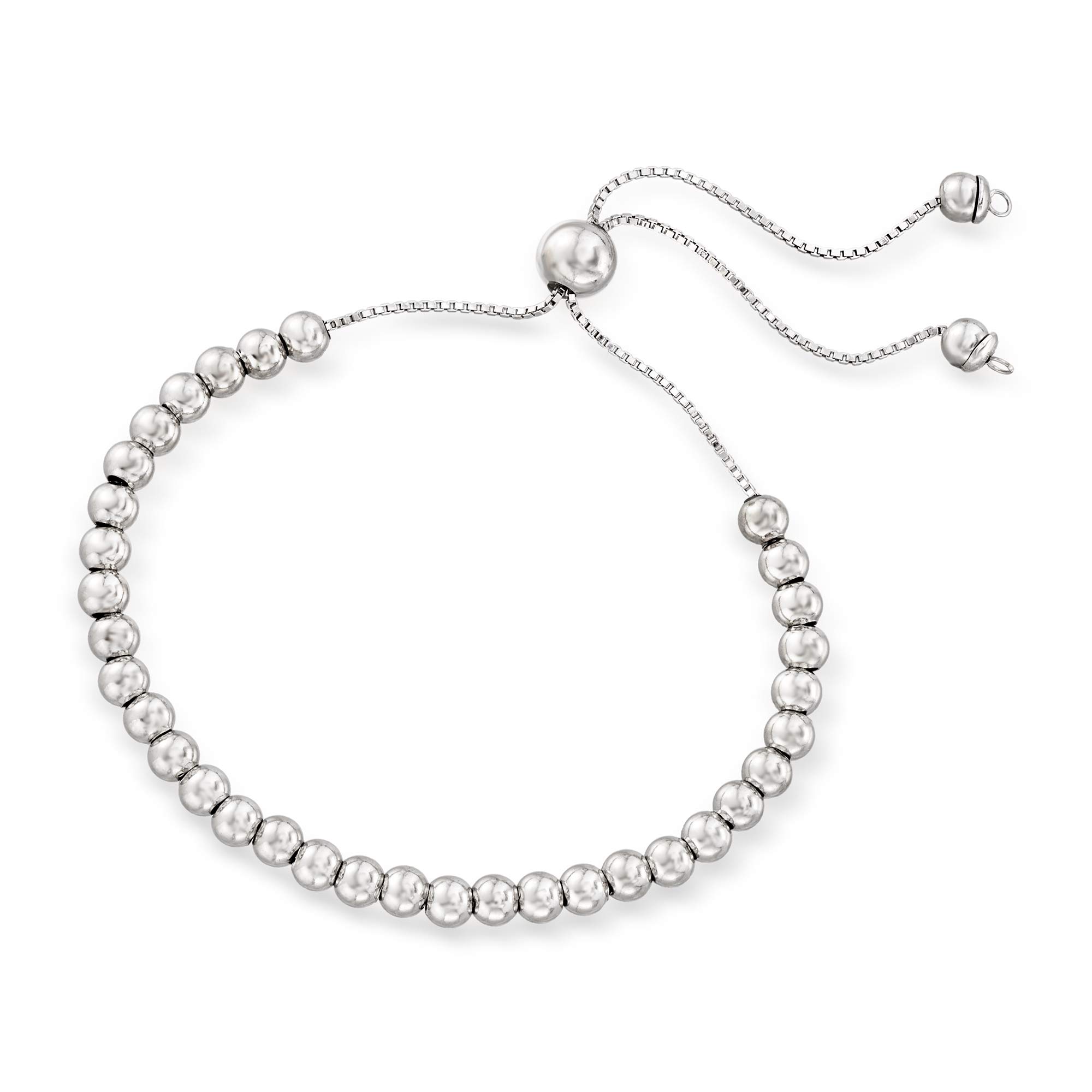 Ross-Simons 4-9mm Cultured Pearl and Sterling Silver Bead Jewelry Set: 3 Bolo Bracelets