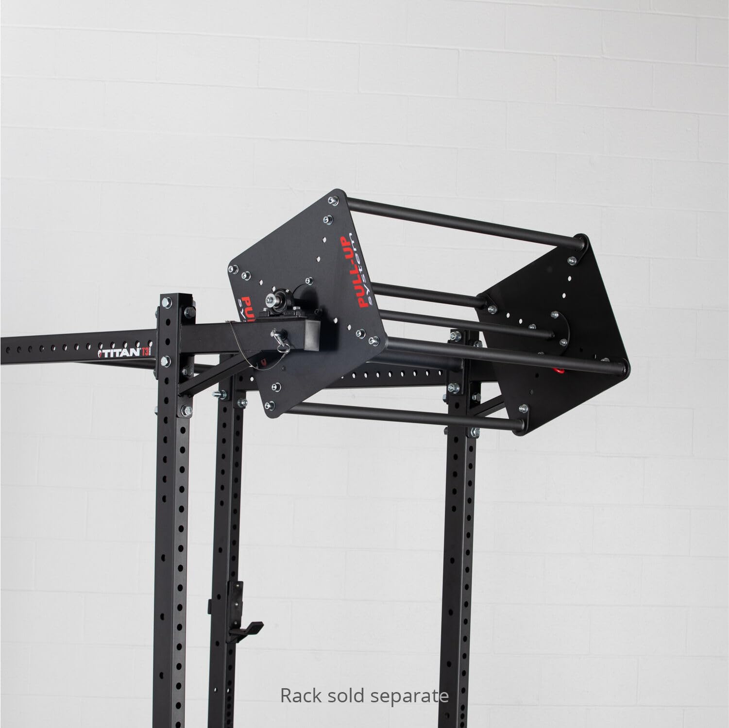 Titan Fitness T-3 and X-3 Series Rack-Mounted Revolving Pull-Up System 1.25†Pull-Up Bars
