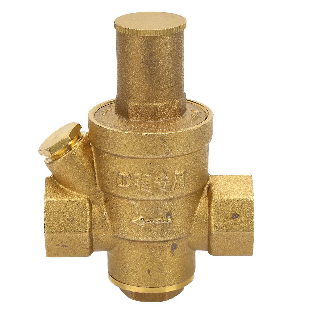 Pressure Regulator Valve Water Pressure Reducing Valve DN15 1/2" Adjustable Brass Water Pressure Regulator Valve Thread 1.6mpa Max. Pressure for druckminderer 1/2 wasser druckminderer wasser