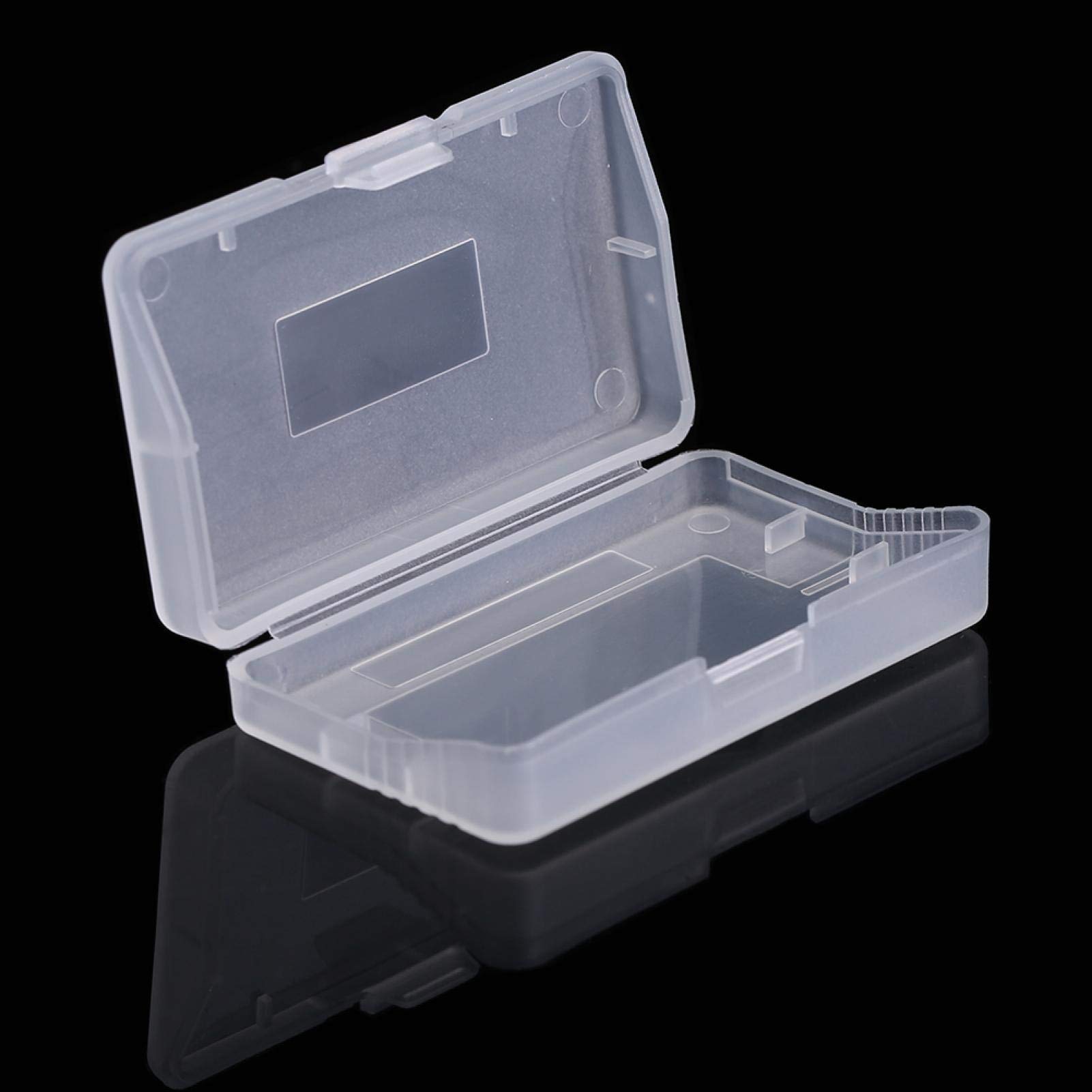 Wuqioei 10pcs Clear Plastic Dust Case for GBA, Nintendo Game Boy Advance Cartridge Game Case