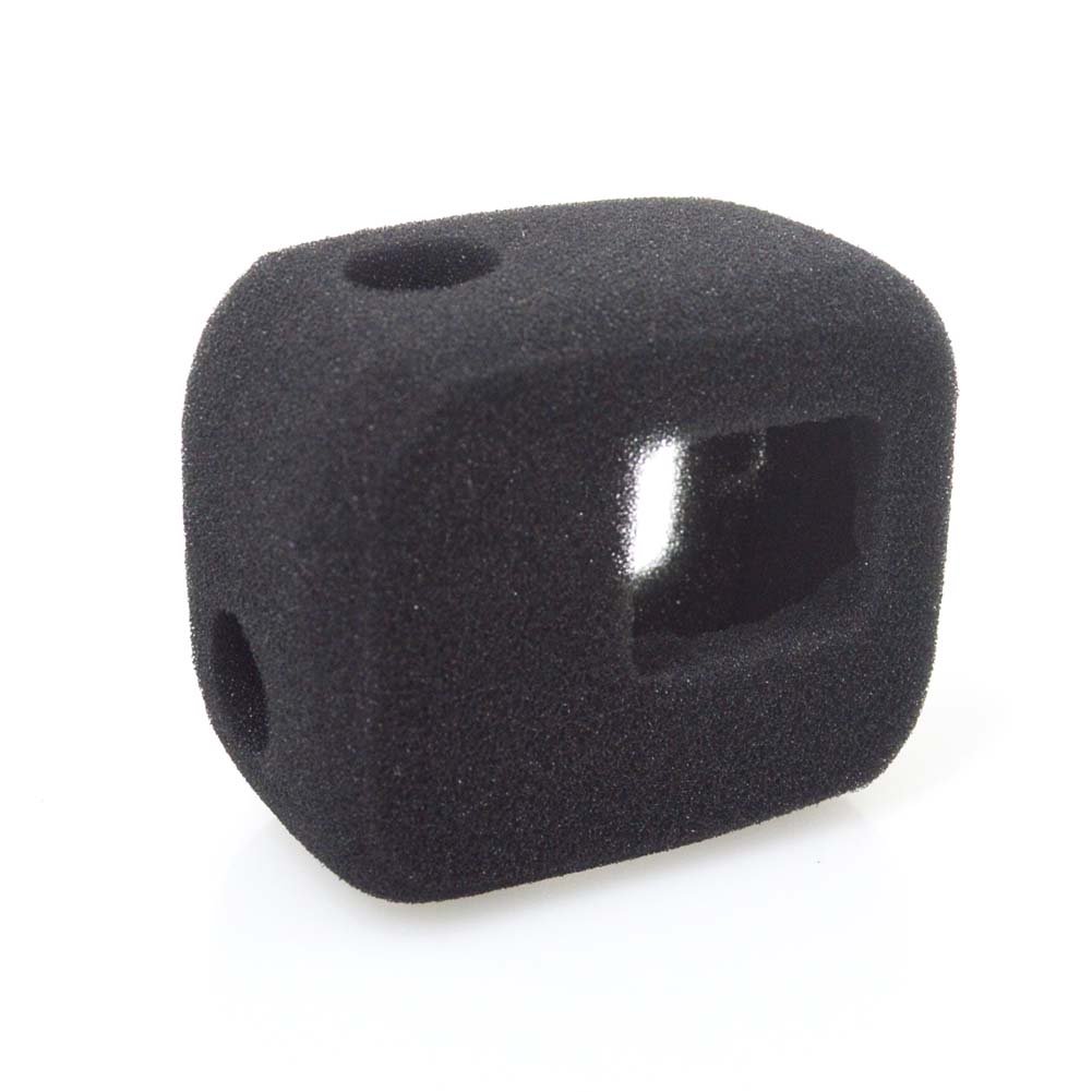 PCTC Windscreen Foam Windshield Windslayer Housing for Gopro Hero 7 6 5 Black Case Cover + 2 LCD Screen Protector 2 Lens Protector Reduces Wind Noise for Optimal Audio Recording