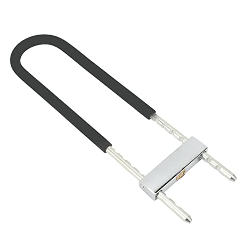 Okuyonic Bicycle U Lock, Easy to Use Antitheft Elongated U Lock for Glass Door