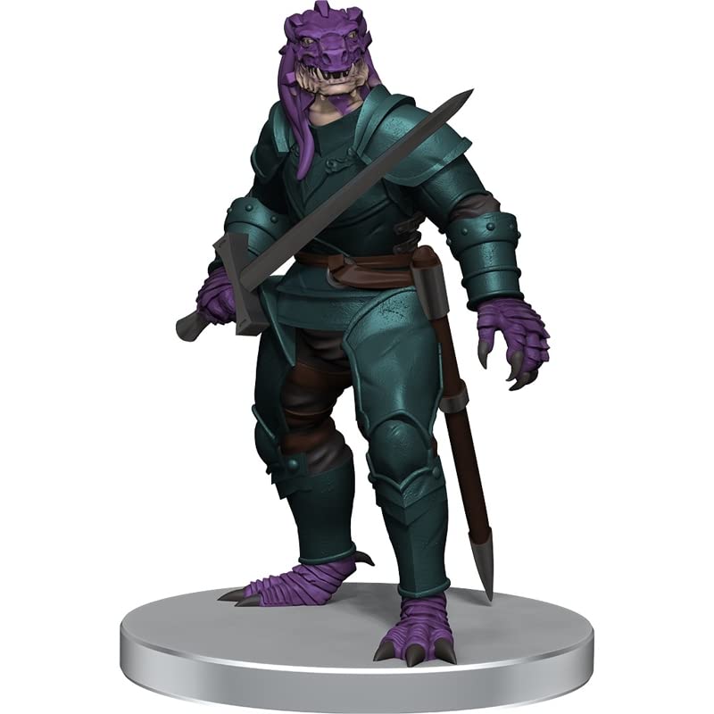 Wiz Kids Amethyst Dragonborn #15 - Fizban's Treasury of Dragons Set - D&D/Dungeons and Dragons Medium 1'' Base Painted Plastic Miniature
