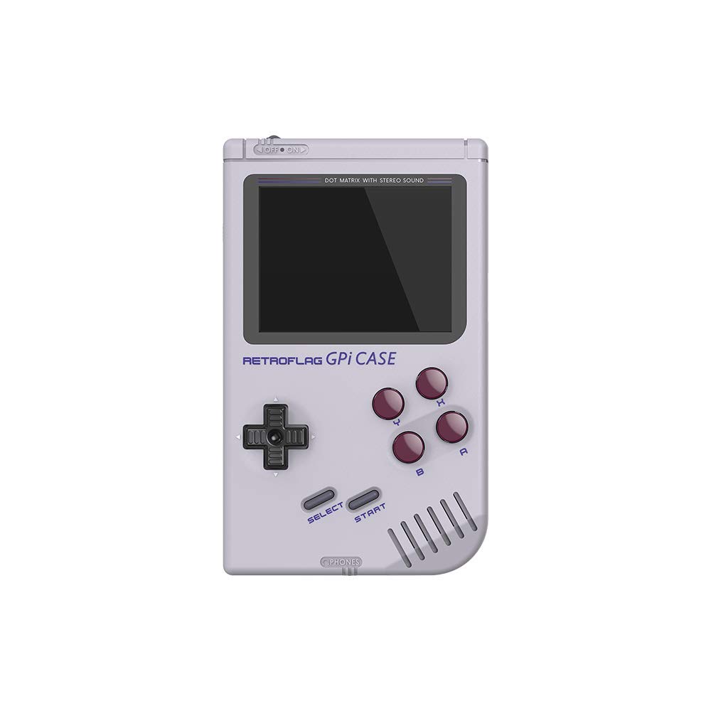 Retroflag GPi CASE with Carrying Bag for Raspberry Pi Zero, Zero W, Zero 2 W with Safe Shutdown 3.5mm Audio Port LED Power Indicator