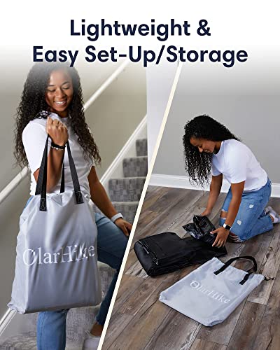 OlarHike Queen Air Mattress with Built in Pump,Inflatable Blow Up Airbed with Storage Bag,13" High Speed Inflation Black, Camping Accessories, Travel and Guests & Indoor