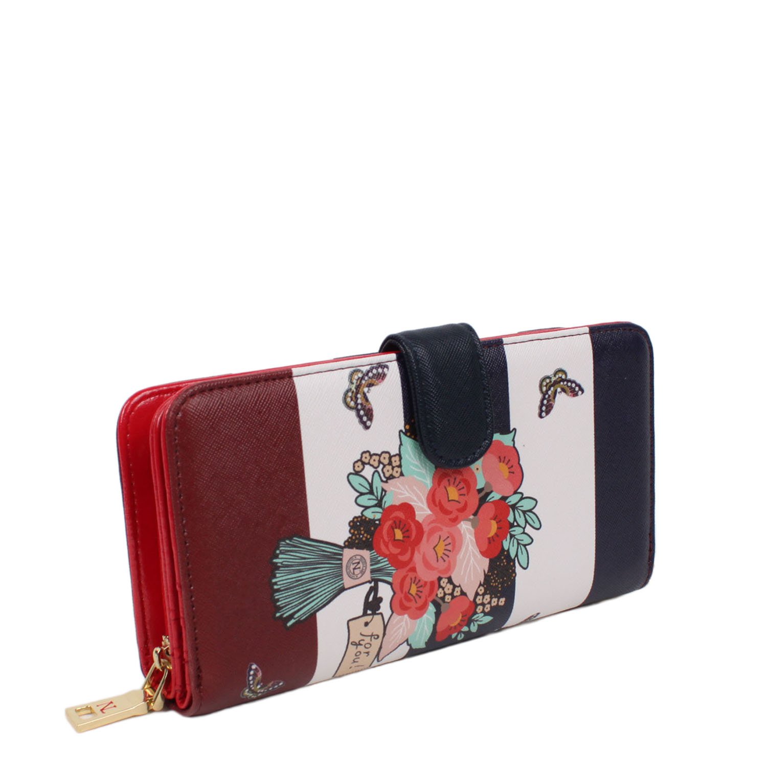 Nicole Lee "Judith Loves Flower Print Wallet