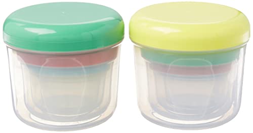 Snapware Meal Prep 16-Pc Plastic Mini Kit with Lids, 16-Oz, 8-Oz, 4-Oz, and 2-Oz Round Salad Dressing Container Set, Non-Toxic, BPA-Free Lid Plastic Cups, Microwave, Dishwasher, and Freezer Safe
