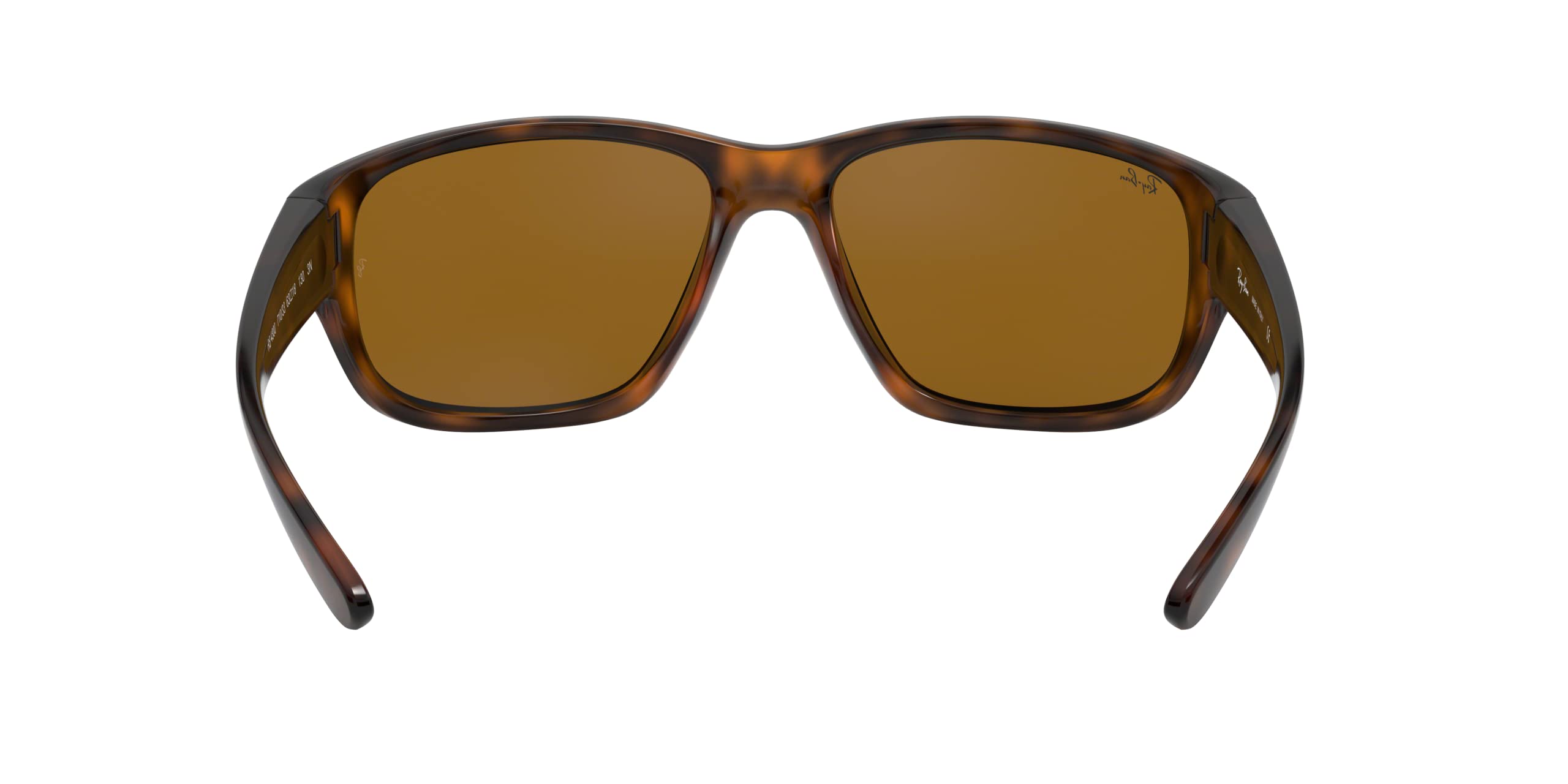 Ray-Ban Rb4300 Square Sunglasses, Light Havana/B-15 Brown, 63 mm