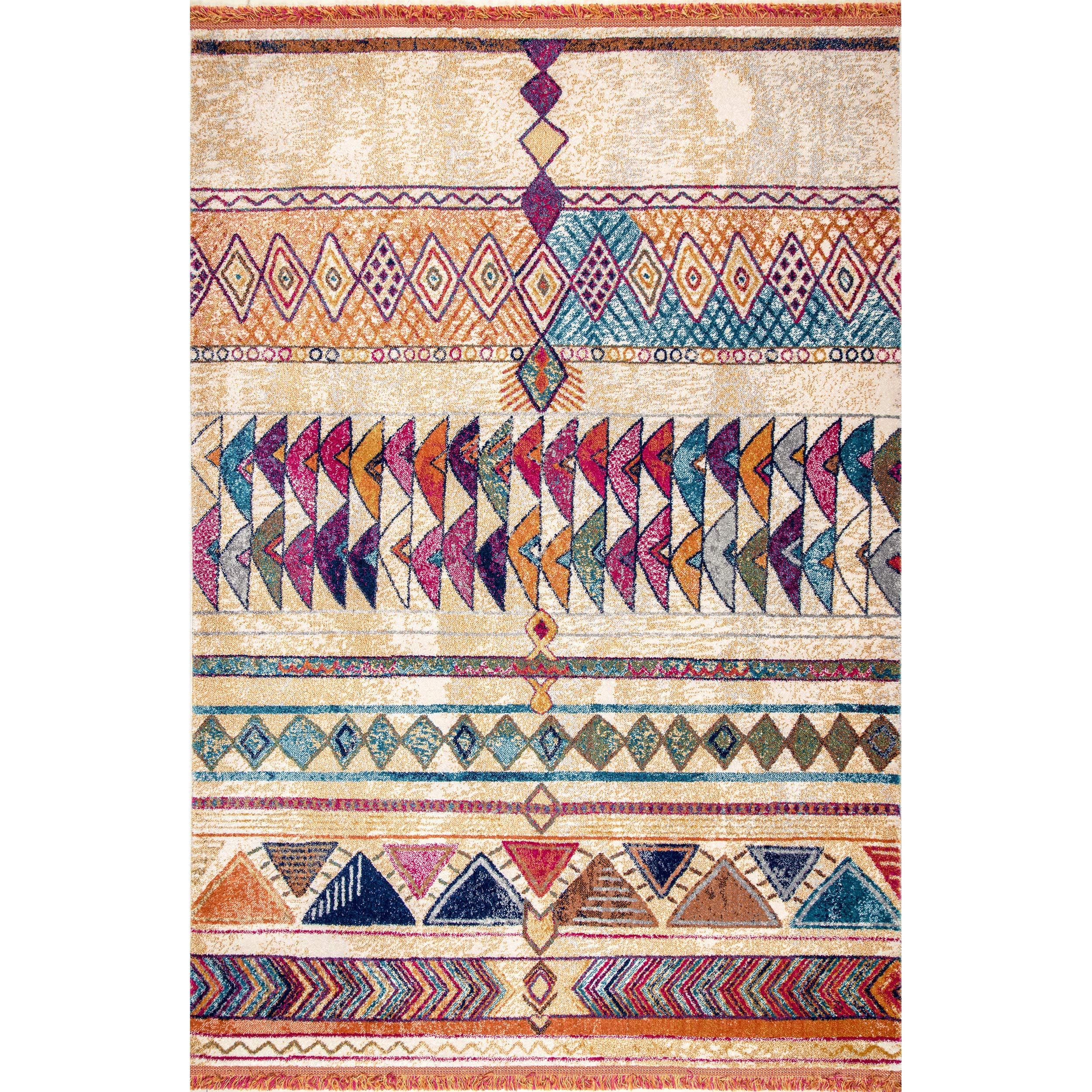 nuLOOM Rochelle Aztec Area Rug, 8' x 10', Orange