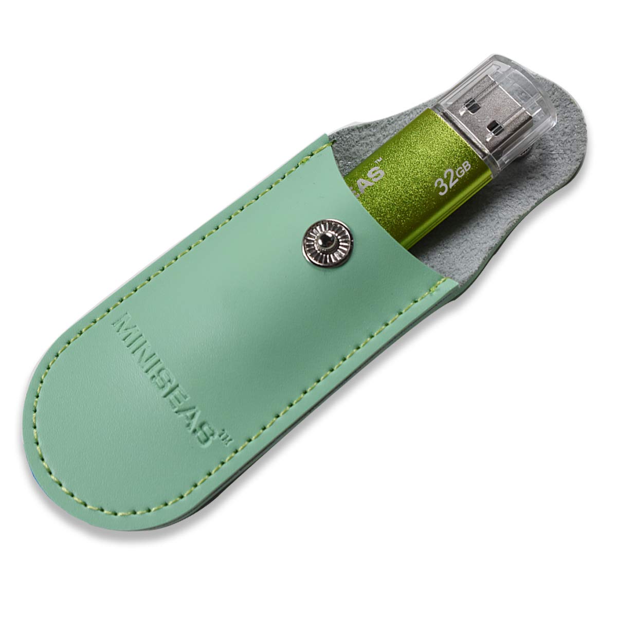 OTG USB Flash Drive Miniseas Micro-Port Memory Stick for Android Phones,USB 2.0 Pen Drive Jump Drive for Tablets, Thumb Drive Pendrive for Android Devices/PC/Tablet/Mac (32GB, Green)