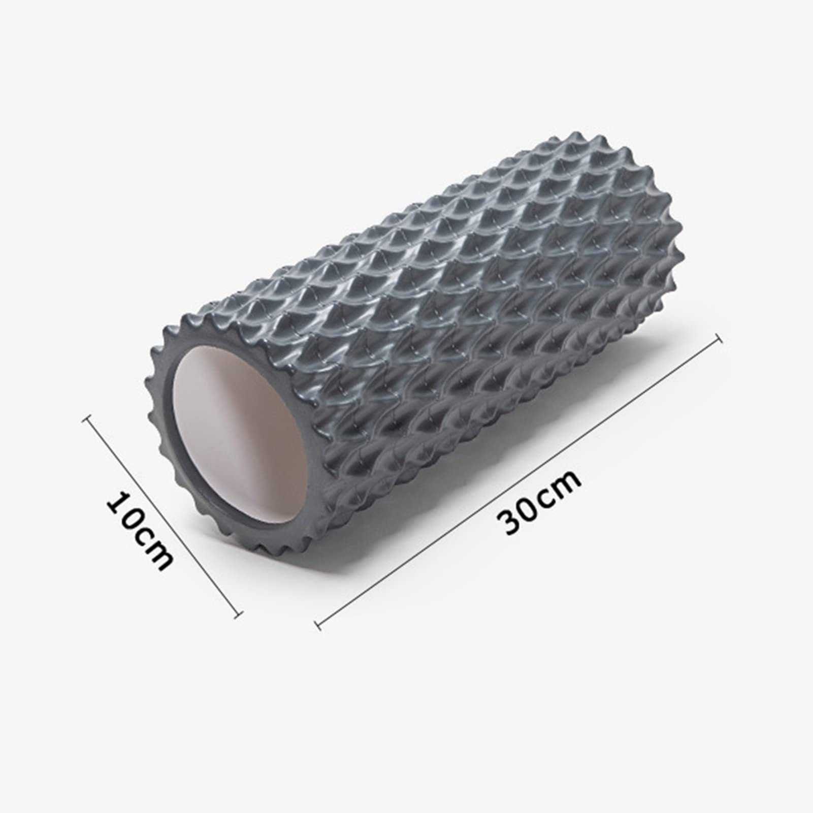 Wharick Yoga Foam Roller Massage Exercise EVA Fitness Round Roller Physical Therapy for Back Pain, Legs Sports Orange
