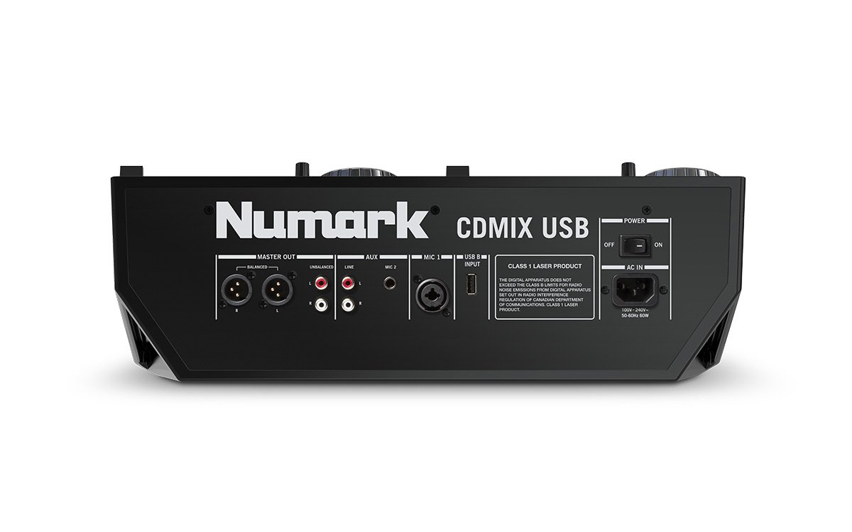 Numark CDMix Standalone Dual CD/USB Media Player with LCD Screens and Built-in Effects (16-bit / 44.1 kHz Playback), 17.1