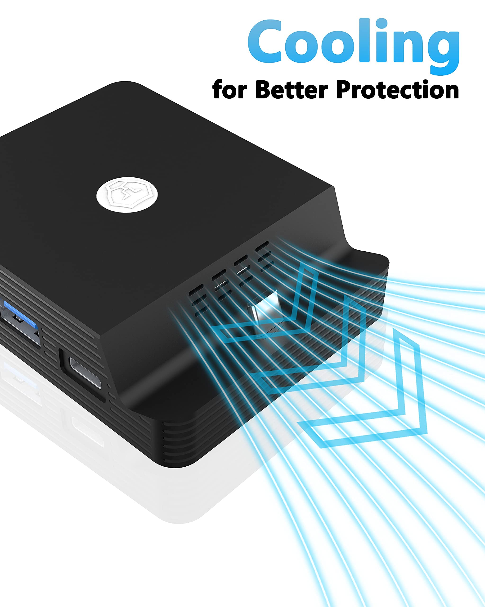 Valoin Docking Station for Nintendo Switch, Charging Dock Stand TV Adapter with 4K HDMI USB 3.0 Port, Replacement TV Dock for Nintendo Switch【6 Ports】 z69