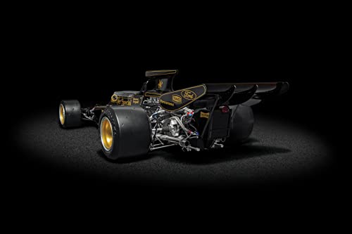 Pocher Lotus 72D John Player Special Emerson Fittipaldi 1972 British Grand Prix 1:8 Scale Diecast Model Kit HK114