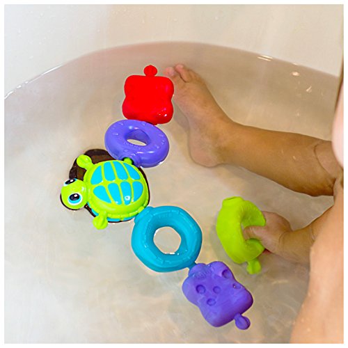Nuby 15-Piece Fun Bath Links Toy
