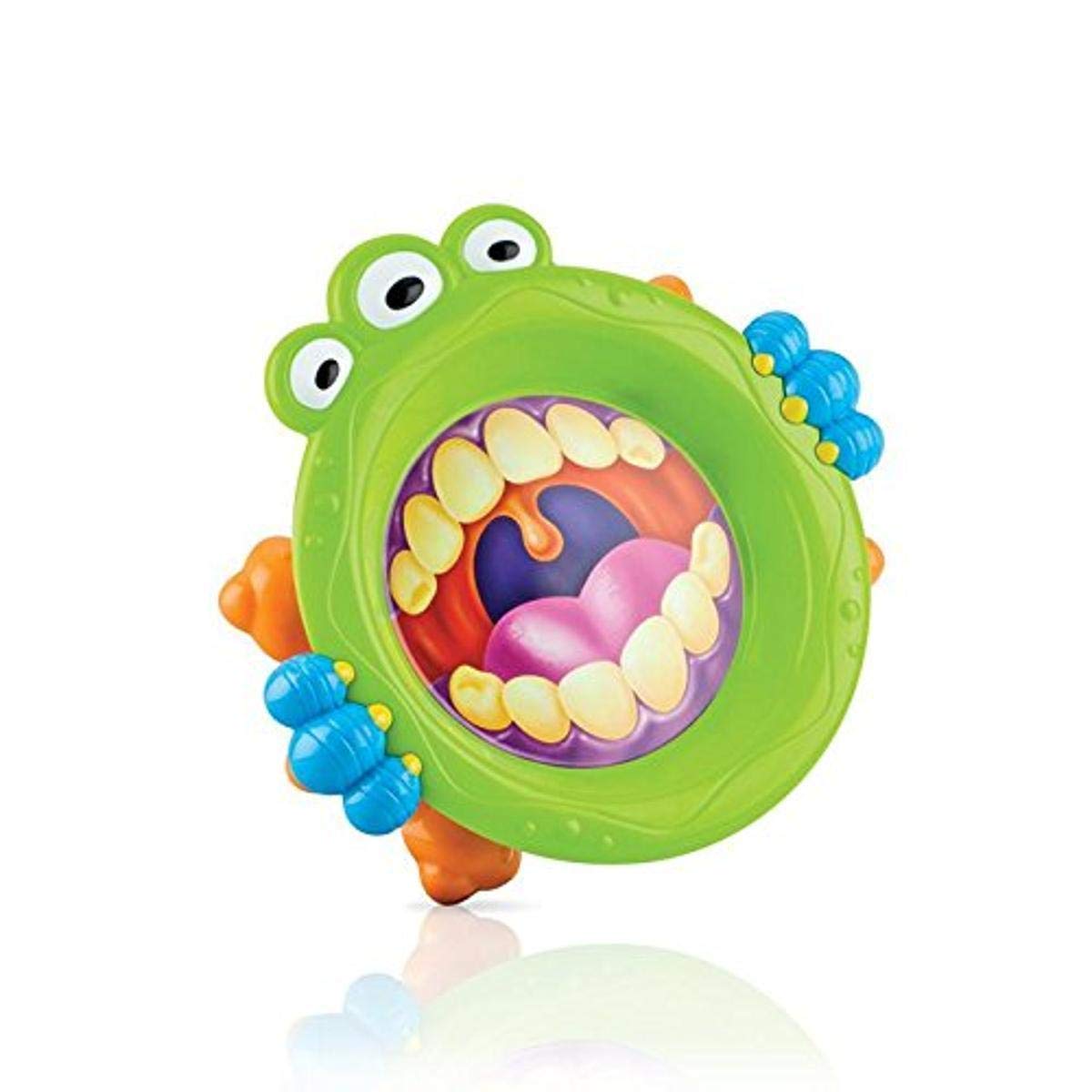 Nuby iMonster Toddler Plate, One Size, Blue