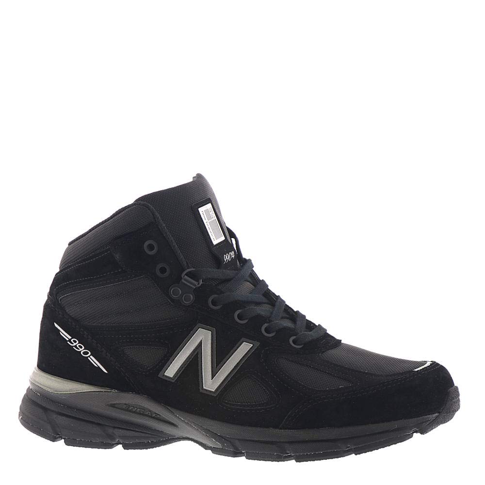 New Balance Men's MO990V4, Size: 8.5 Width: D Color: Black/Grey