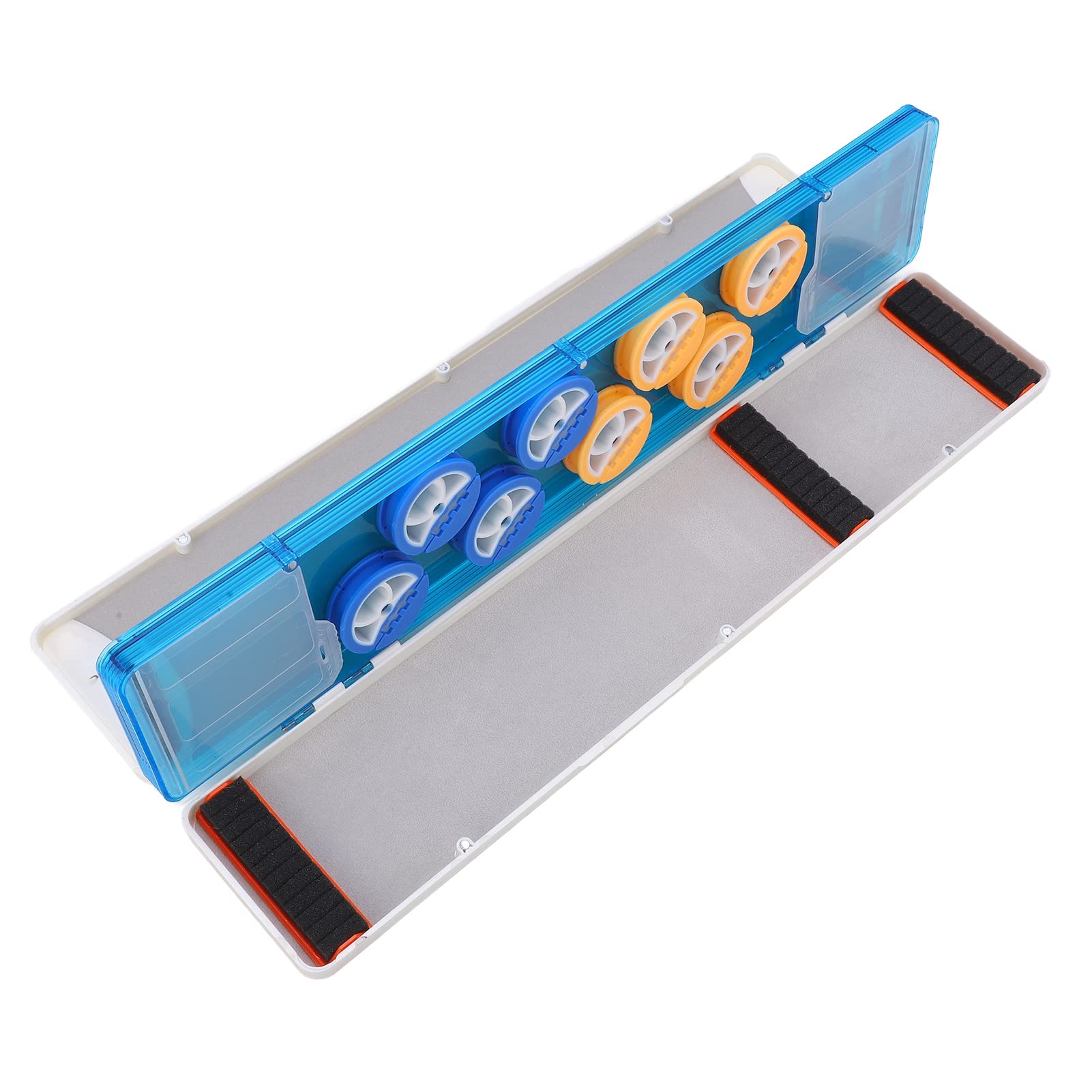 Vifemify Multifunctional Large Capacity Floating Box Fishing line Box Plastic Winding Board Tool Storage Box Fishing Tackle
