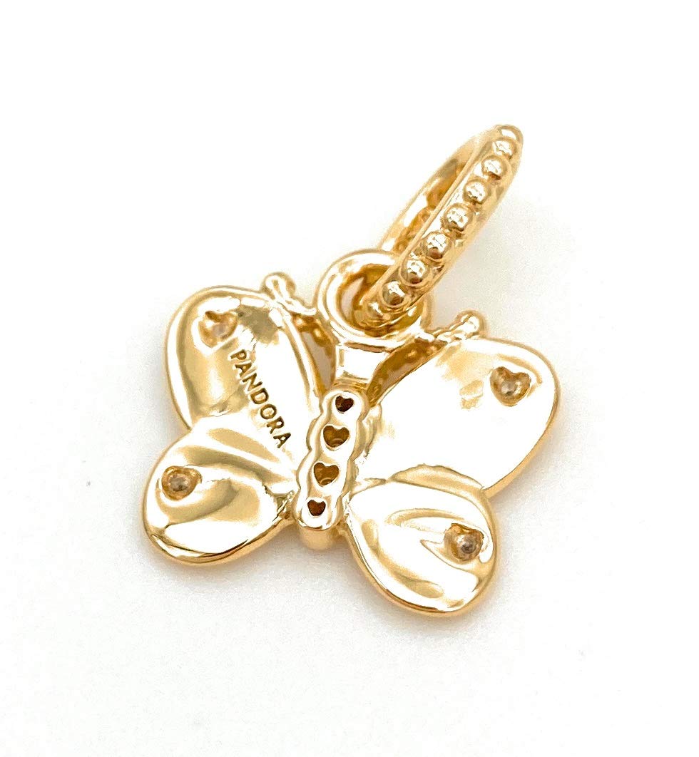 PANDORA Decorative Butterfly 18k Gold Plated PANDORA Shine™ Collection Pendant - 367962CZ