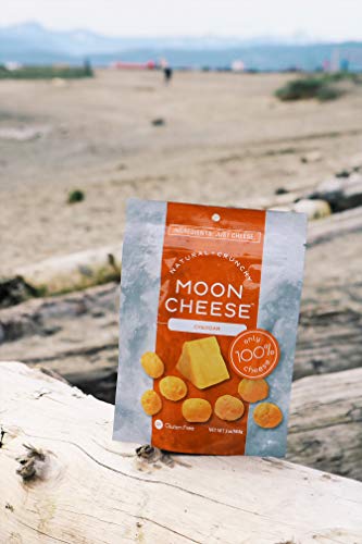 Moon Cheese - 100% Natural Cheese Snack - Cheddar - 2 oz, 10 ounce (pack of 1)
