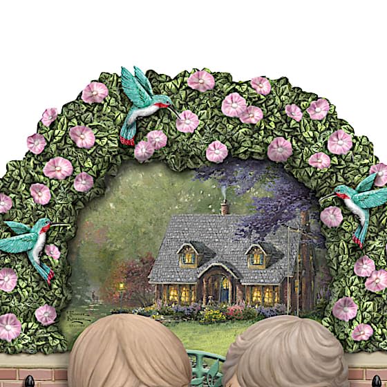 Precious Moments Cottage Figurine by Thomas Kinkade Studios