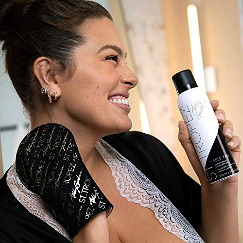 St.Tropez x Ashley Graham Limited Edition Ultimate Glow Kit, Self Tan Luxe Whipped Crème Mousse and Self Tanning Mitt, Vegan Self Tanner with Hyaluronic Acid Complex and Anti Oxidants, 6.7 Fl Oz