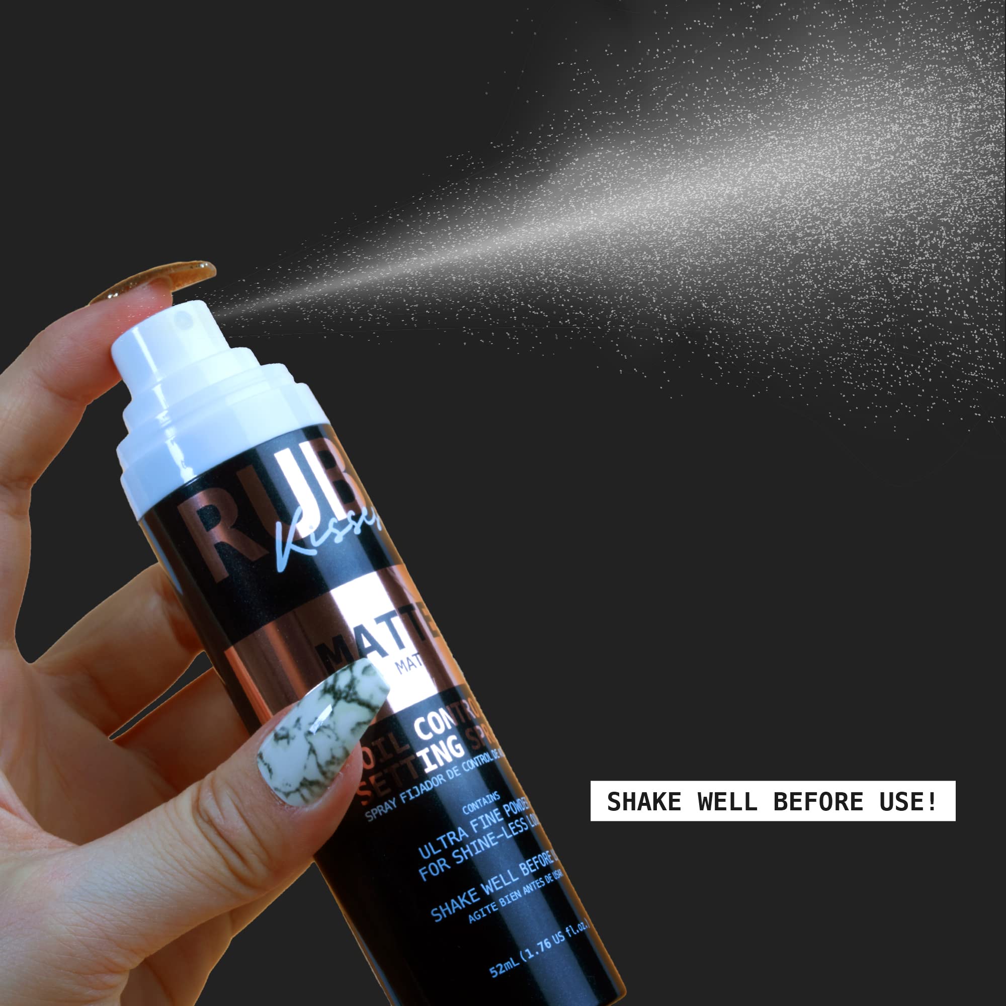 Ruby Kisses Setting Spray - Ultra-fine mist, Sets makeup, Long-Lasting Formula for a Flawless Finish (Matte)
