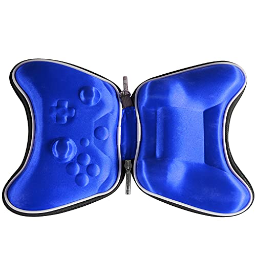 OSTENT Air Foam Hard Pouch Case Bag Sleeve for Microsoft Xbox One Wireless Controller - Color Blue
