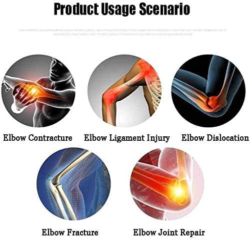 TSUSF Hinged Elbow Brace Elbow Immobilizer For Injuries Sprained Elbows Tendonitis Arthritis And Other Sports Injuries