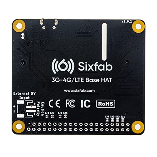 Raspberry Pi 4G/LTE Cellular Modem Kit - Hardware | Global IoT SIM Card w $25 Free Credit | Free Cloud Software | Remote Network Monitoring | Remote Terminal Access