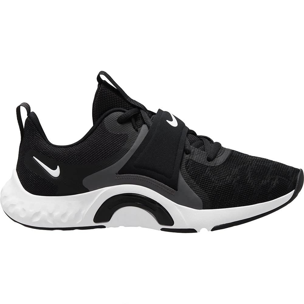 Nike Women's in-Season TR 12 Running Shoe, Black/White/Dk Smoke Grey, 7.5