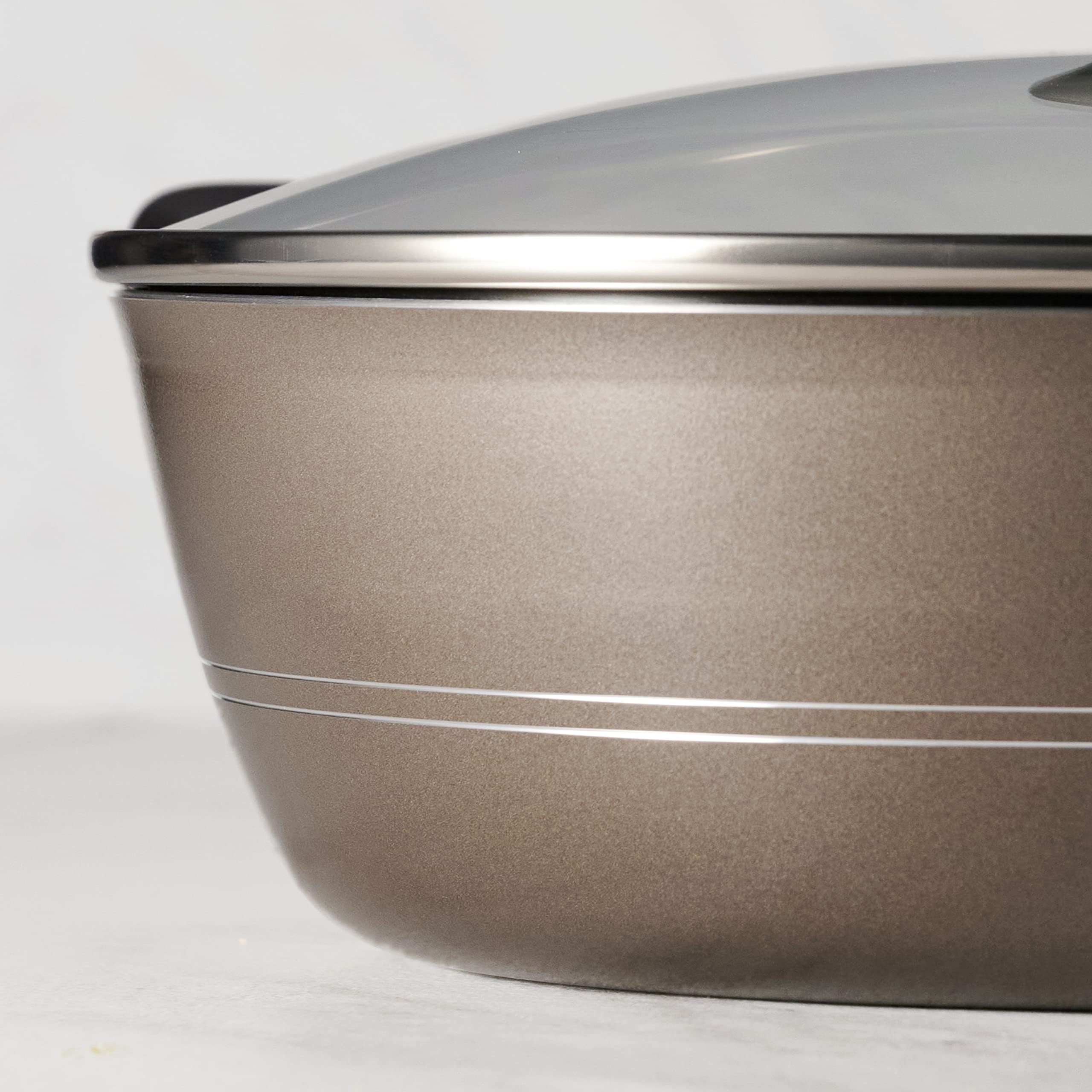 Tramontina Sicilia 9.5 in Aluminum Nonstick Sauté Pan - Hazelnut