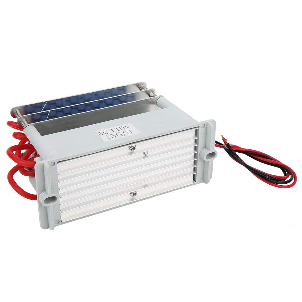 Ozone Generator, Ceramic Plate Air Purifier 3.1kv-3.5kv Ozone Disinfection Machine Ceramic Plate Air Purifier for Dryer Refrigerator(110V)
