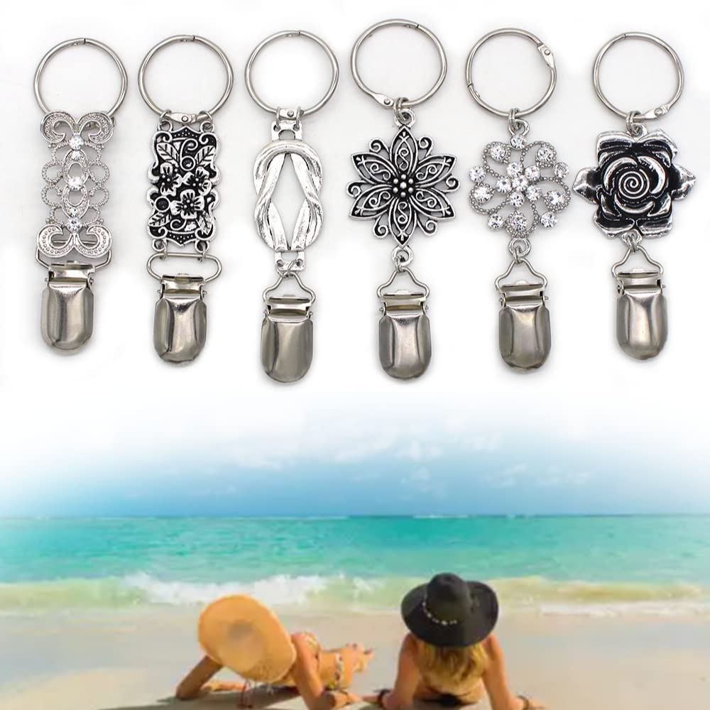 Travel Hat Clips Metal Hat Clip for Travel On Bag, Hat Clip for Luggage,Multifunctional Duckbill Hat Clip