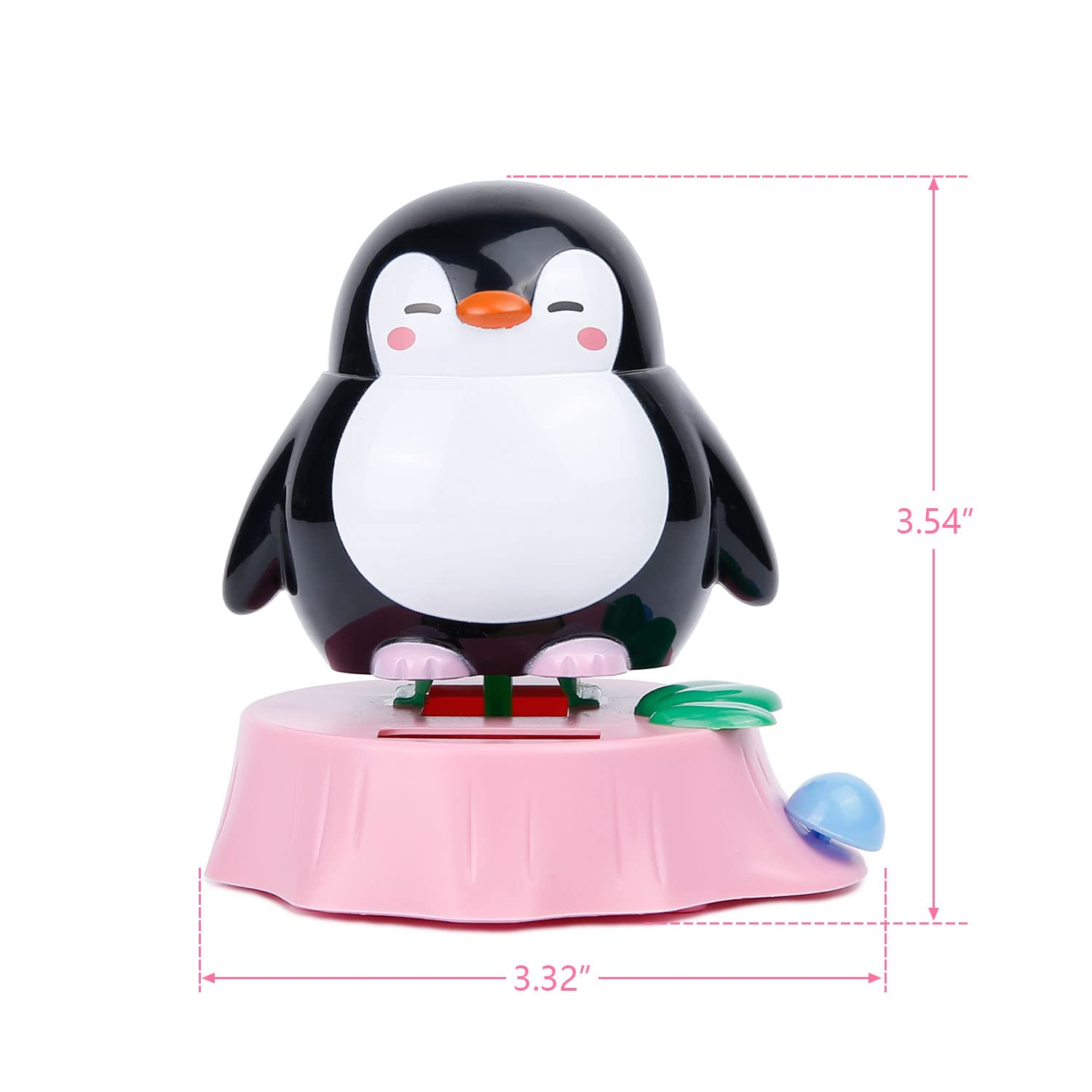 YGMONER Solar Dancing Animal Car Dashboard Decorations Shaking Body (Cat)