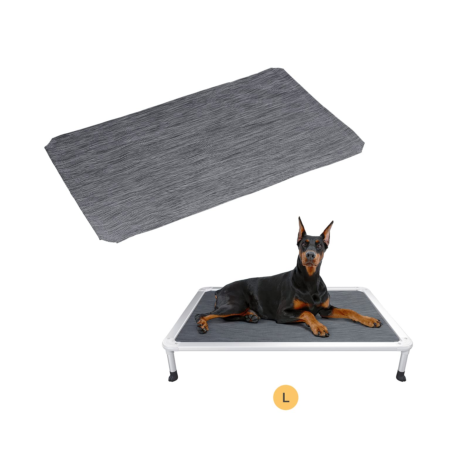 Veehoo Dog Bed Cover for CWC2002, CWC2003, CWC2203A, CWC2203B, Size M, Beige Coffee